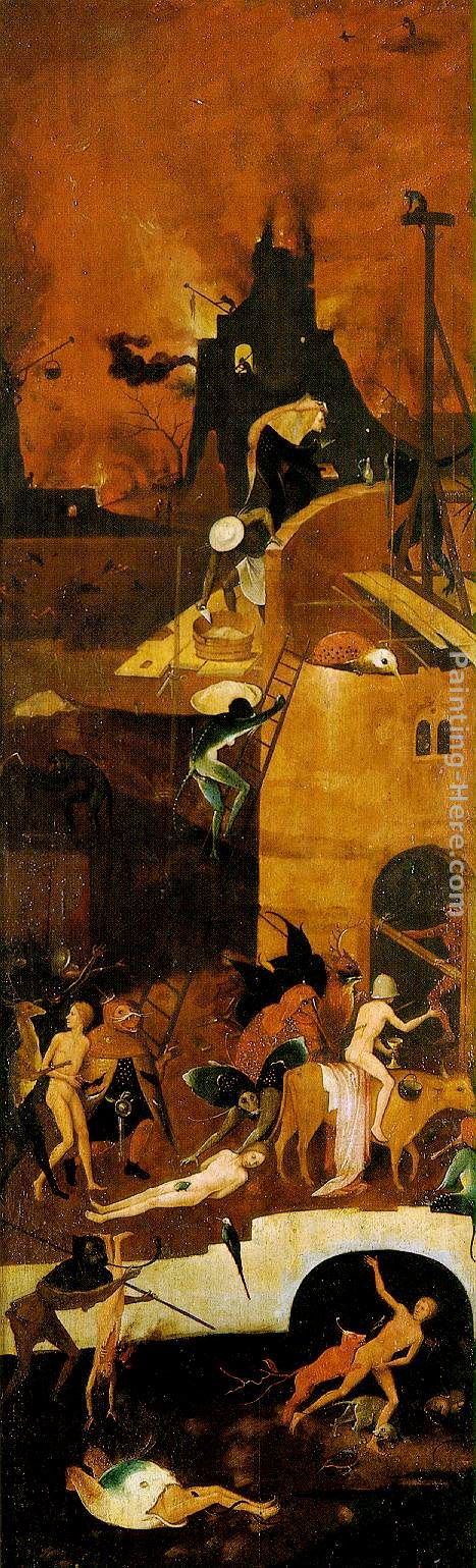Hieronymus Bosch Haywain, right wing of the triptych painting anysize ... Hieronymus Bosch Haywain, right wing of the triptych painting anysize ...